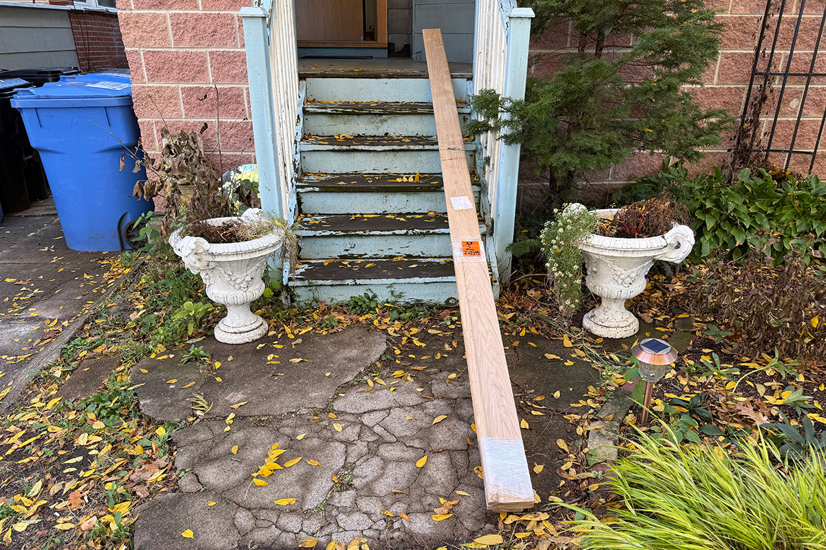 Flooring Delivery, and the Beginning of the Door Work | avoision.com